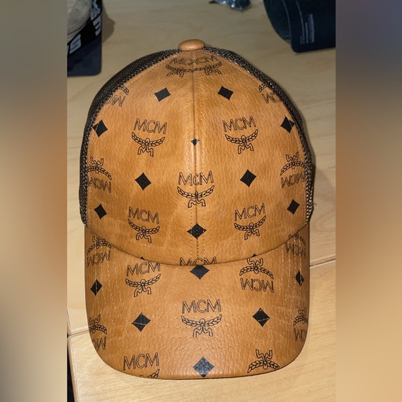 MCM | Accessories | Mcm Leather Hat Adjustable | Poshmark